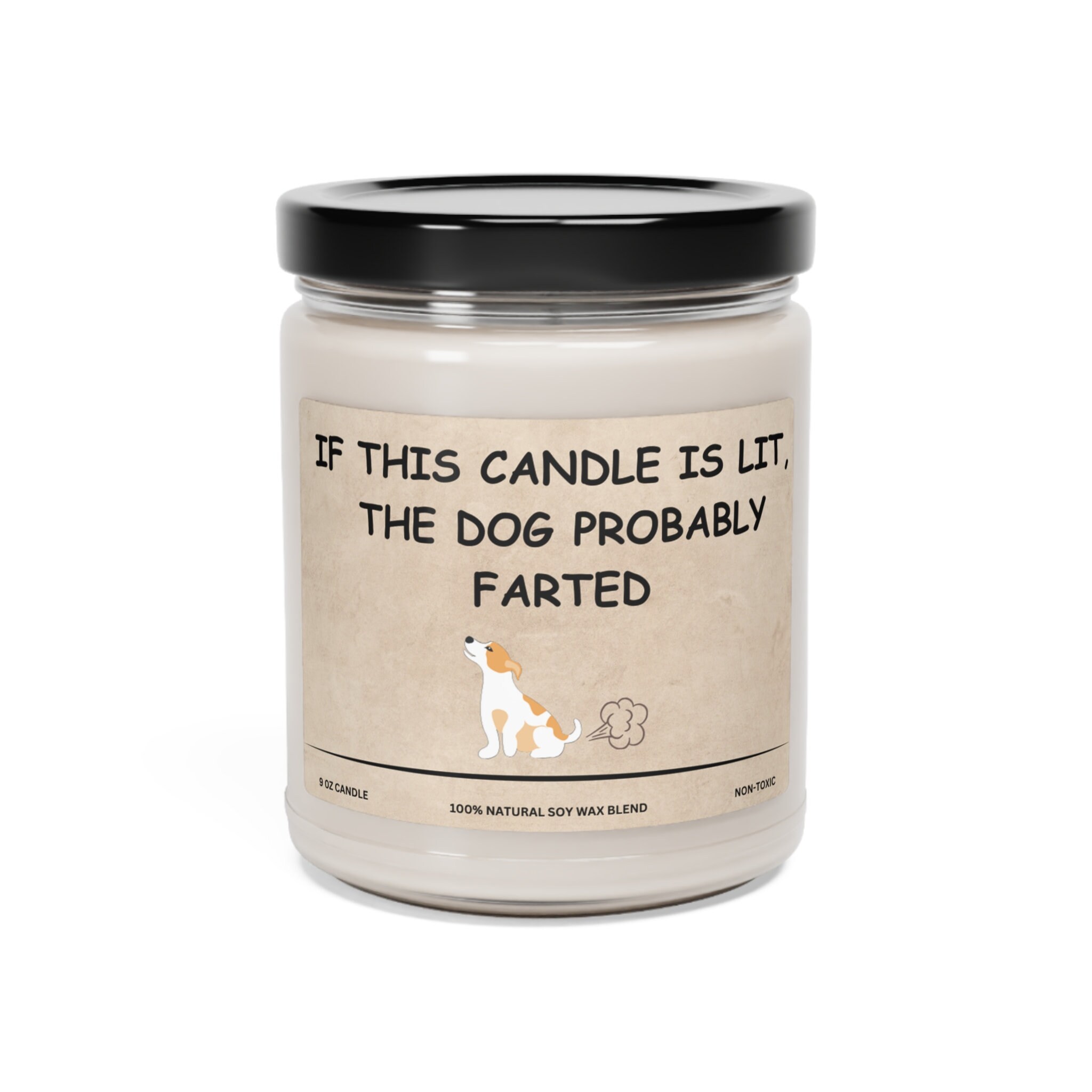 Dog Farted Candle Humorous Candle With Funny Saying Hilarious Scented ...