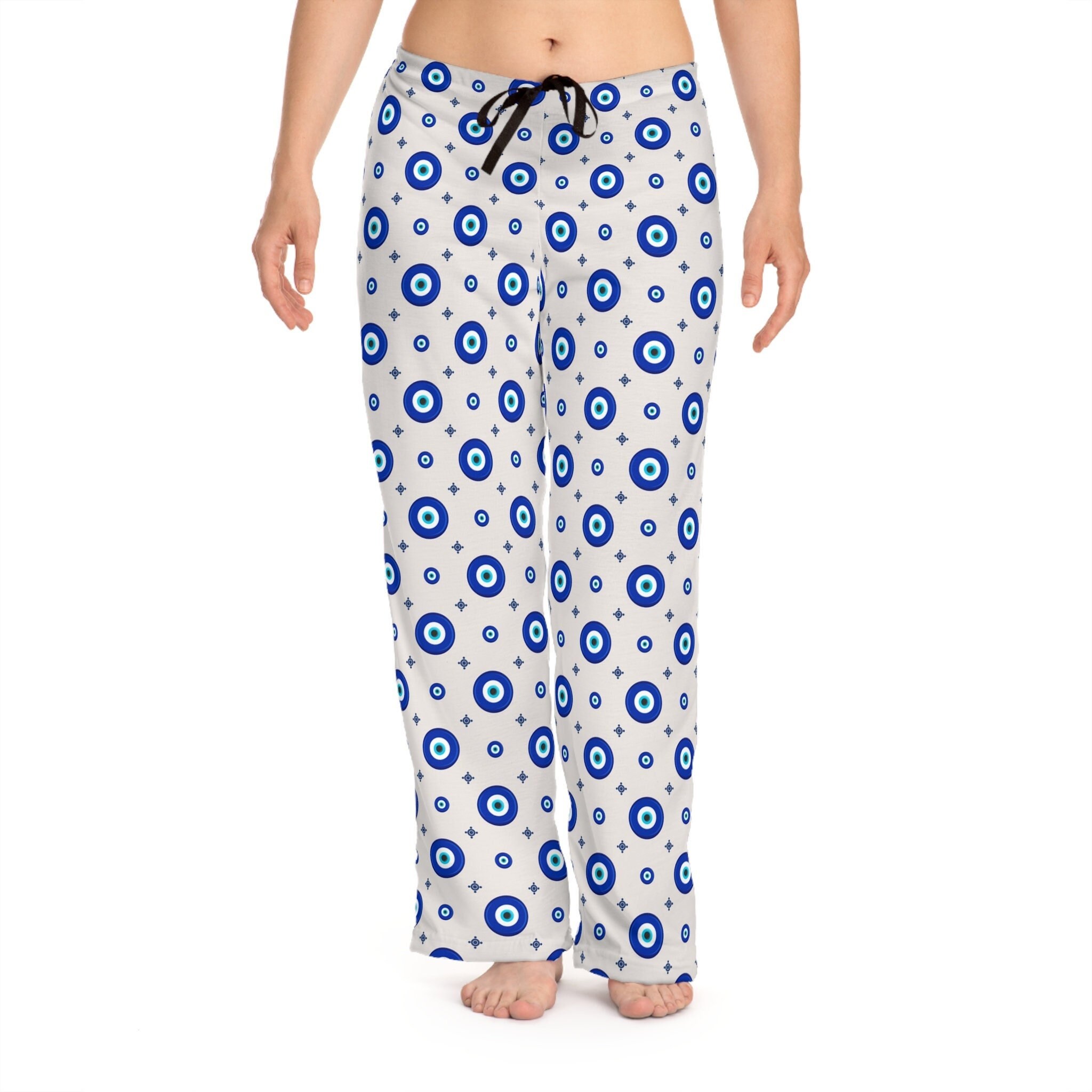 Evil Eye Women's Pajama Bottoms Stylish Pajama Pants With Evil Eye ...