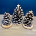 Set of Three Pine Cone Christmas Trees - Etsy