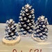 Set of Three Pine Cone Christmas Trees - Etsy