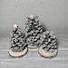 Set of Three Pine Cone Christmas Trees - Etsy