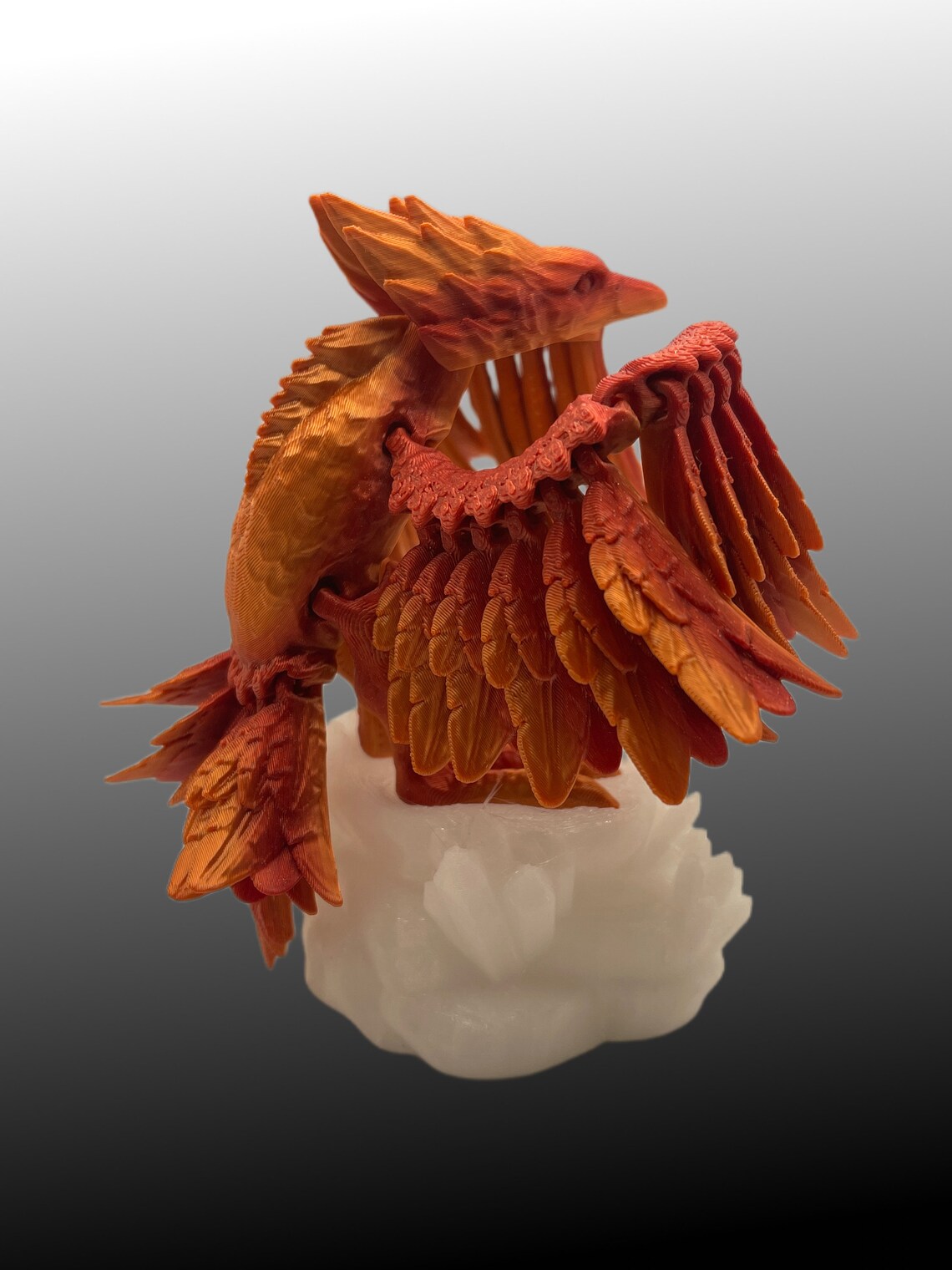Flexi Factory Phoenix With Stand - Etsy