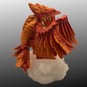 Flexi Factory Phoenix With Stand - Etsy