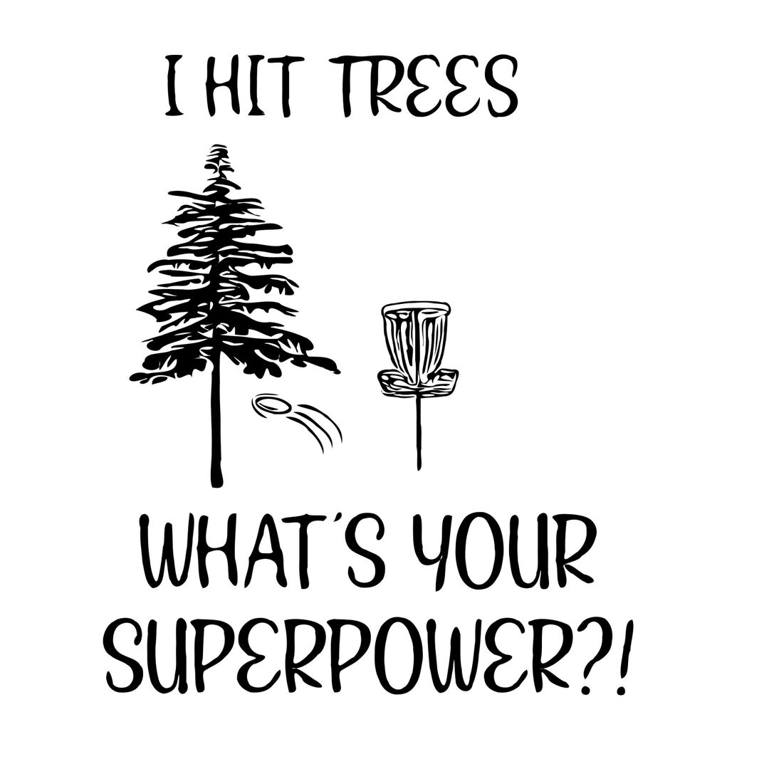 Disc Golf I Hit Trees Disc SVG - Etsy