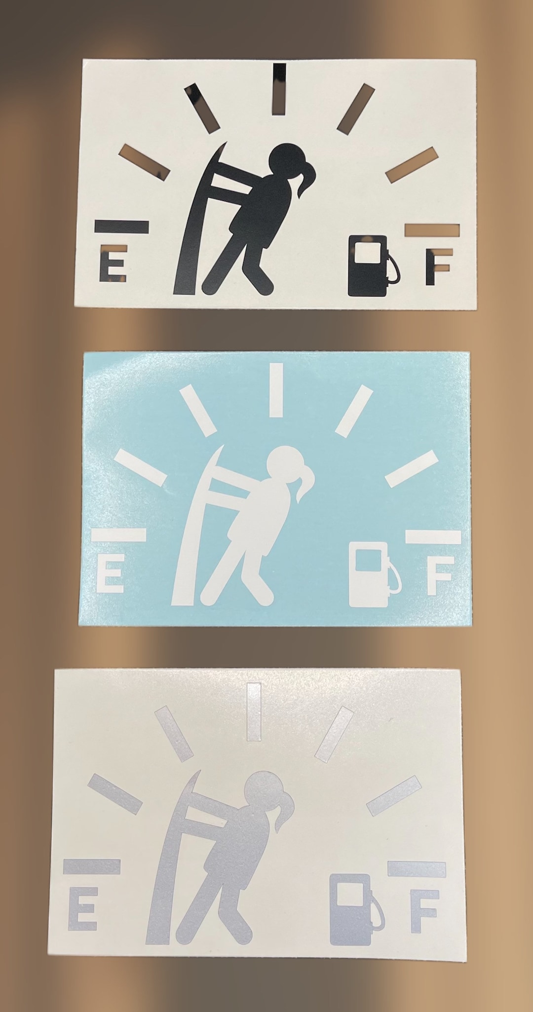 Funny Fuel Gauge Decals - Etsy