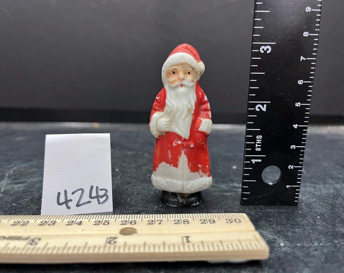 Vintage Japan Bisque Penny Toy Frozen Charlotte Kewpie Santa Claus Doll ...
