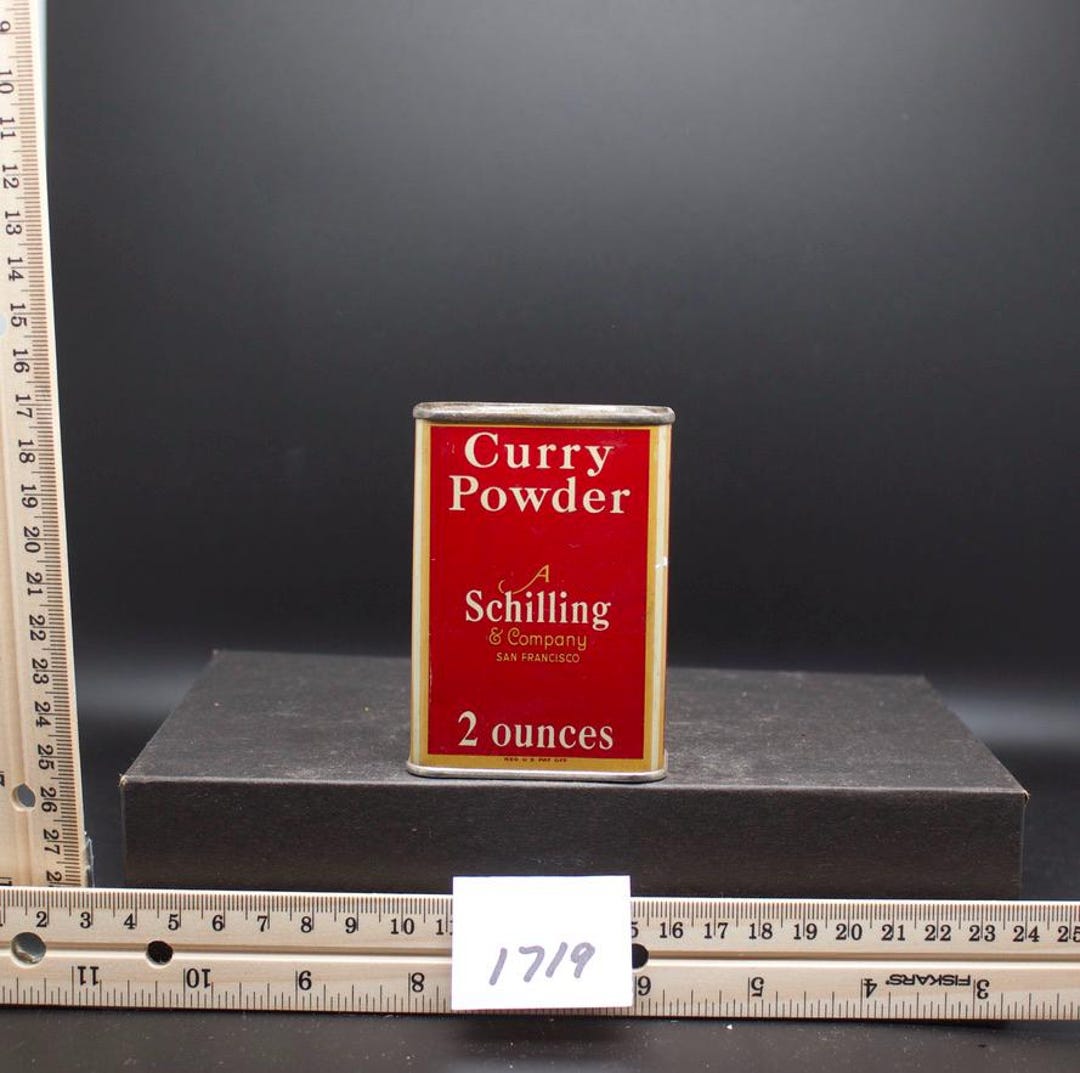 Vintage Schilling Curry Powder 2 Ounce Tin (1719) - Etsy