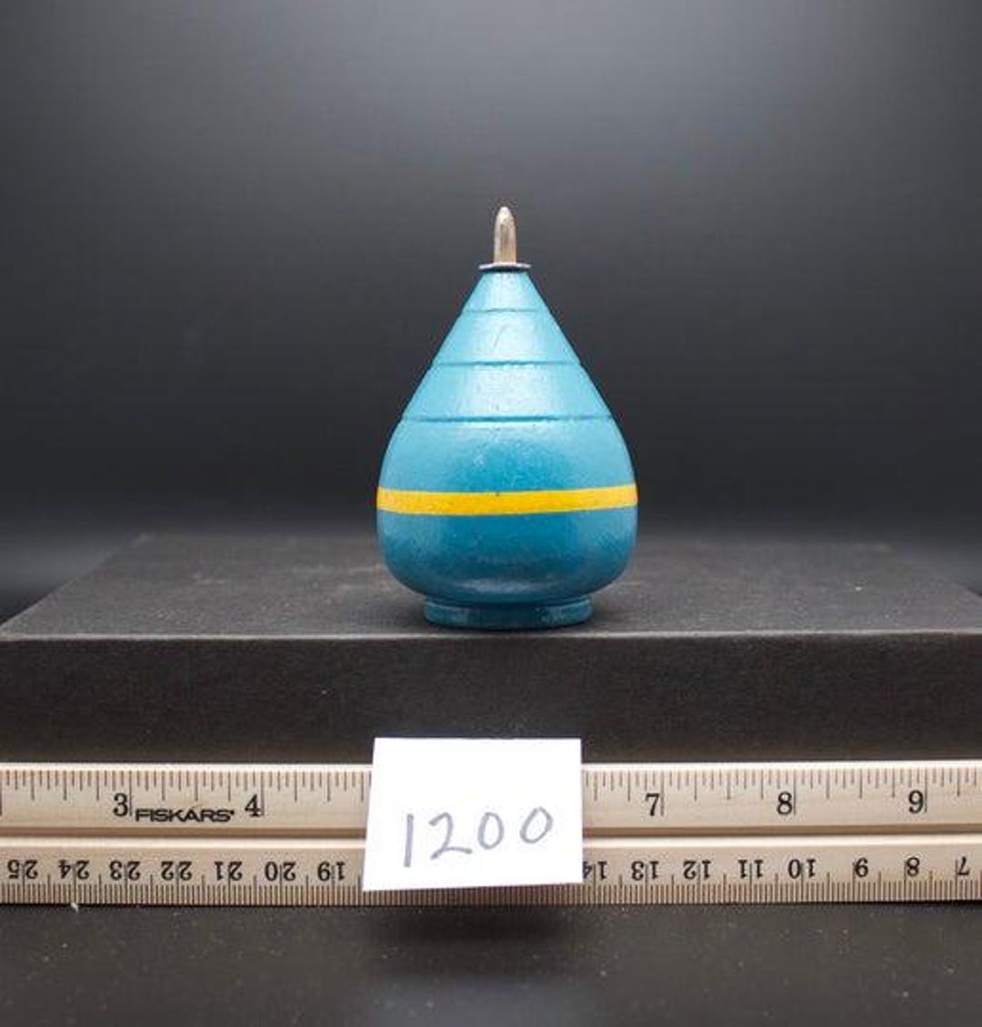 Vintage Pull String Wooden Toy Top [1200] - Etsy