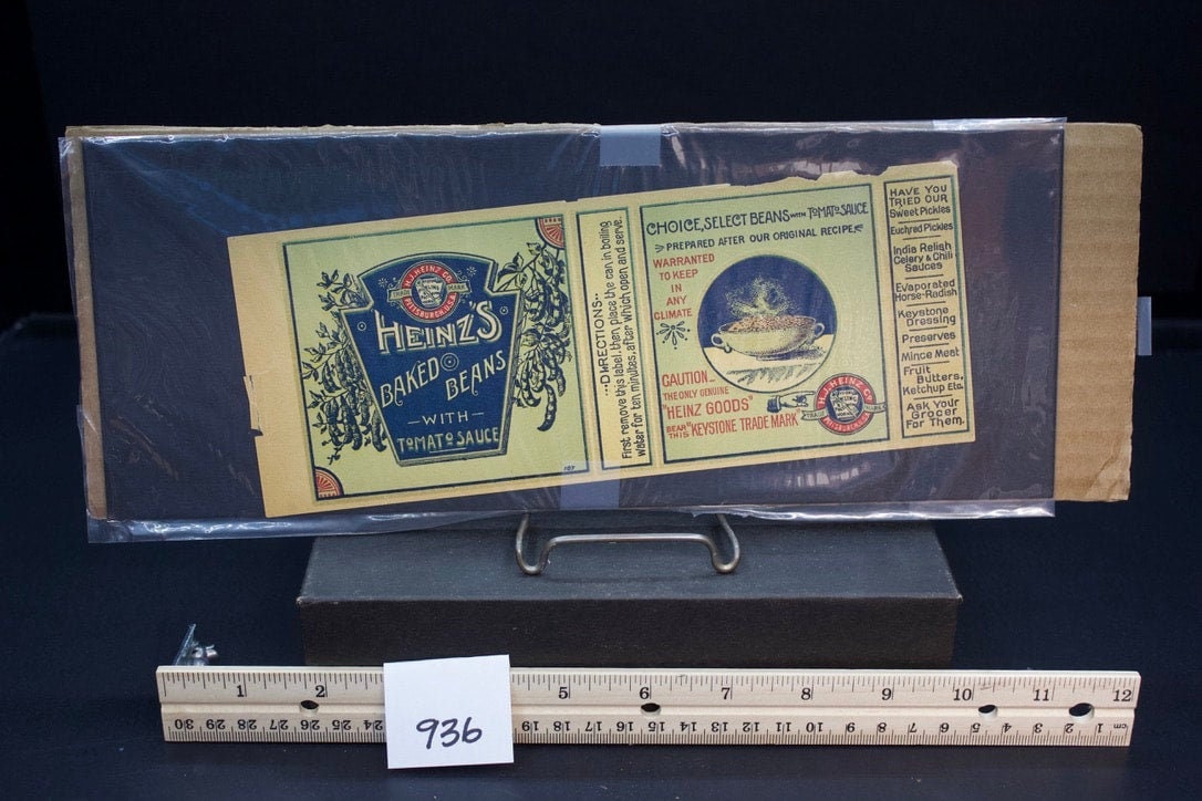 Heinz Beans Label