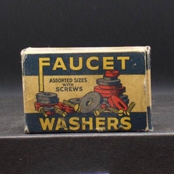 Vintage Faucet Washers Keystone Brass & Rubber Co | Etsy