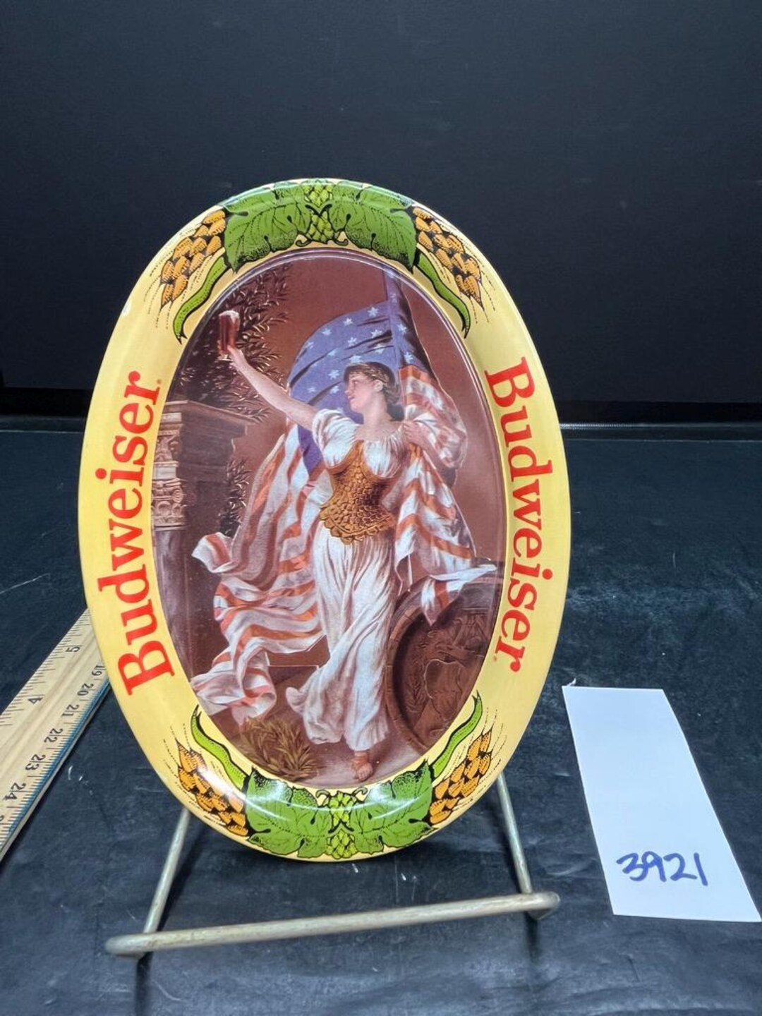 Budweiser Lady Liberty Reproduction Tip Tray (3921) - Etsy