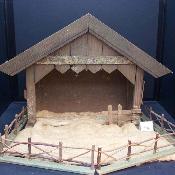 Nativity Stable - Etsy