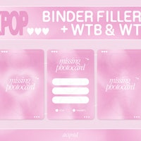 DIGITAL DOWNLOAD BTS Korean Album Proof Binder Fillers for Collecting Kpop Photocards - Etsy