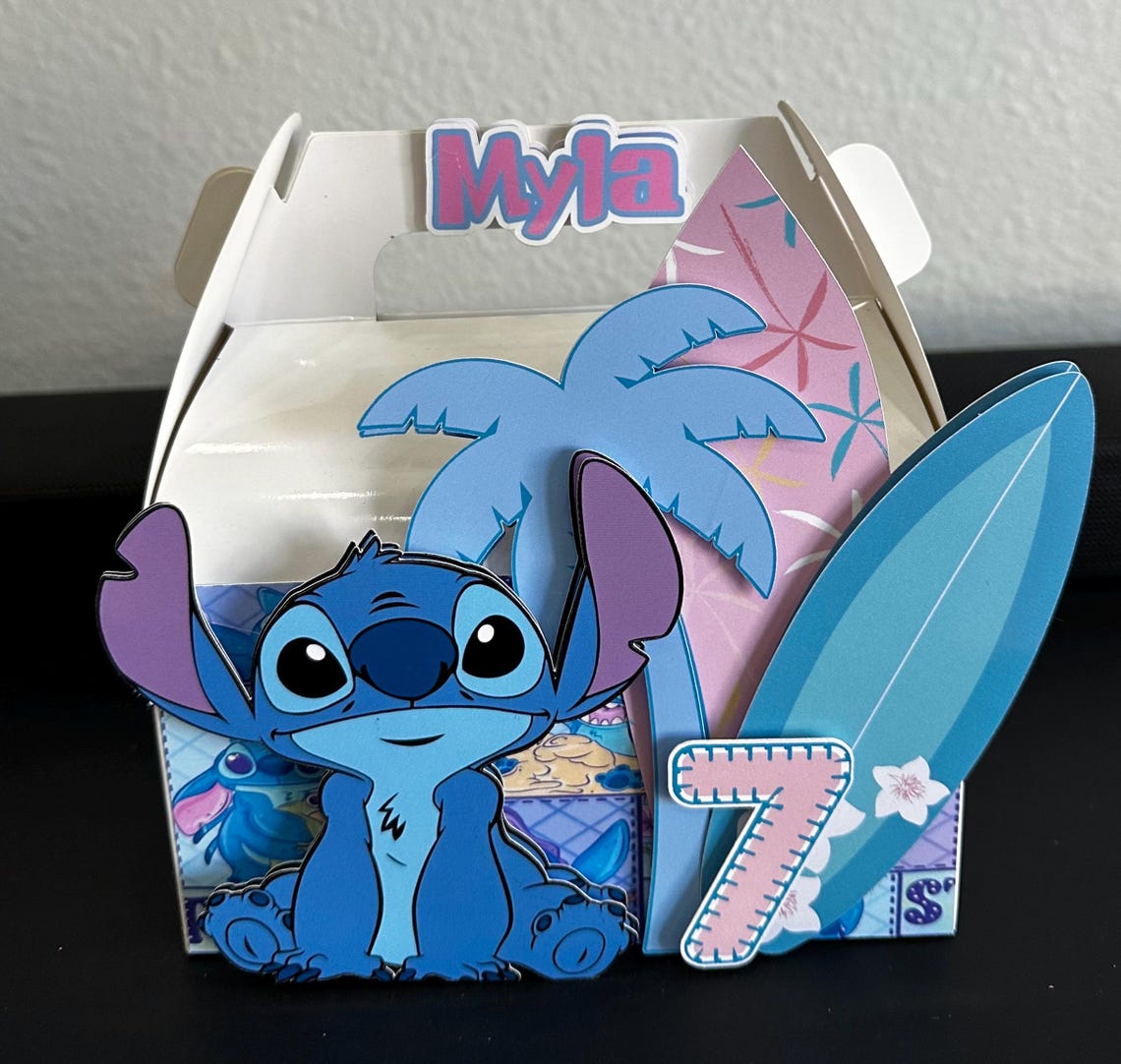 Stitch Gable Box /goodie Bag - Etsy