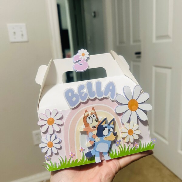 Bluey Birthday Goodie Bag Box - Etsy