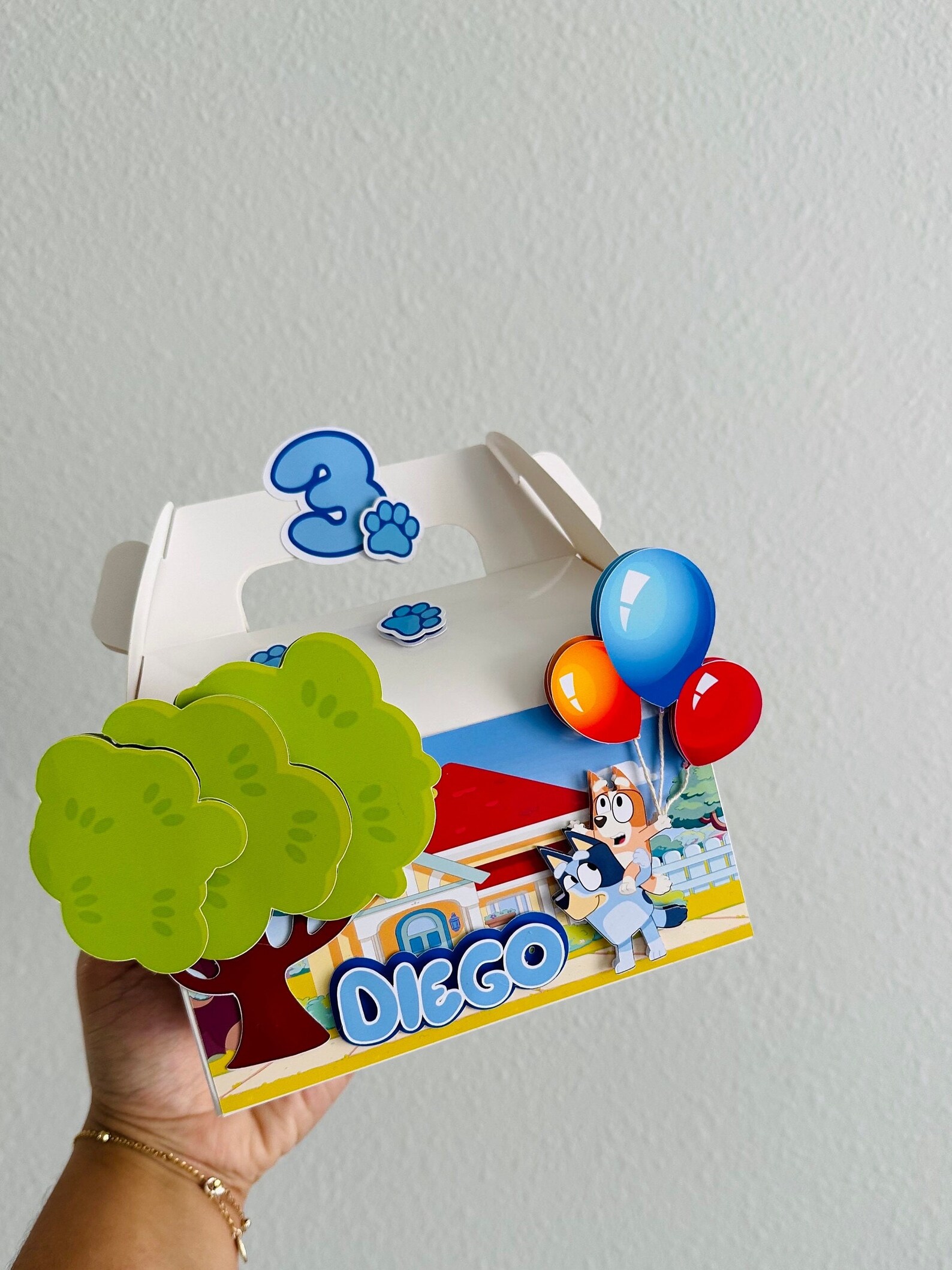 Bluey Gable Box /goodie Bag - Etsy