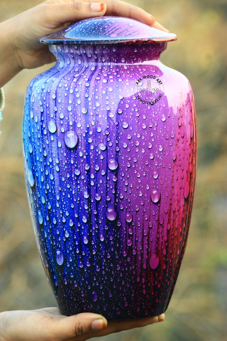 Affordable Choice Urn Box, Drops With Ice Cool Eye Design Cremation Urn ...