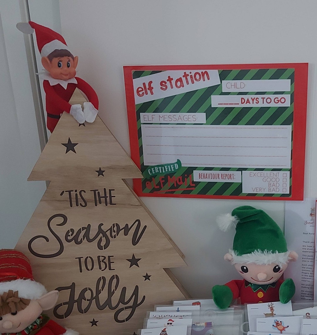 Elf Station Daily Elf Reporting - Etsy Australia