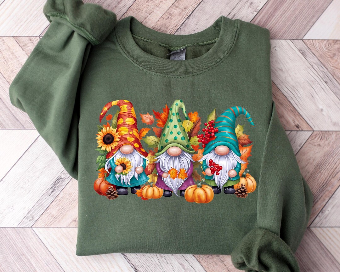 Cute Gnome Shirts Thanksgiving Gnome Tshirt, Gnomes Fall, Thanksgiving ...