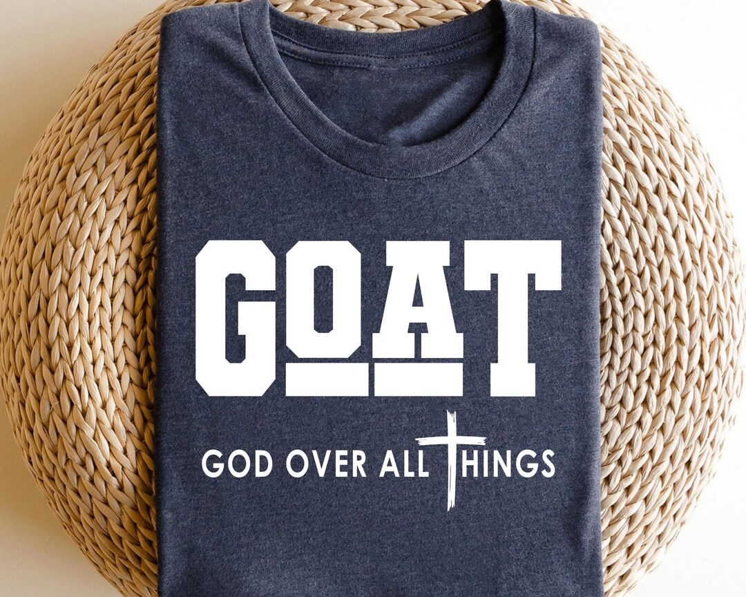 Retro God Over All Things Religious Bible Verse Jesus Christian Graphic ...