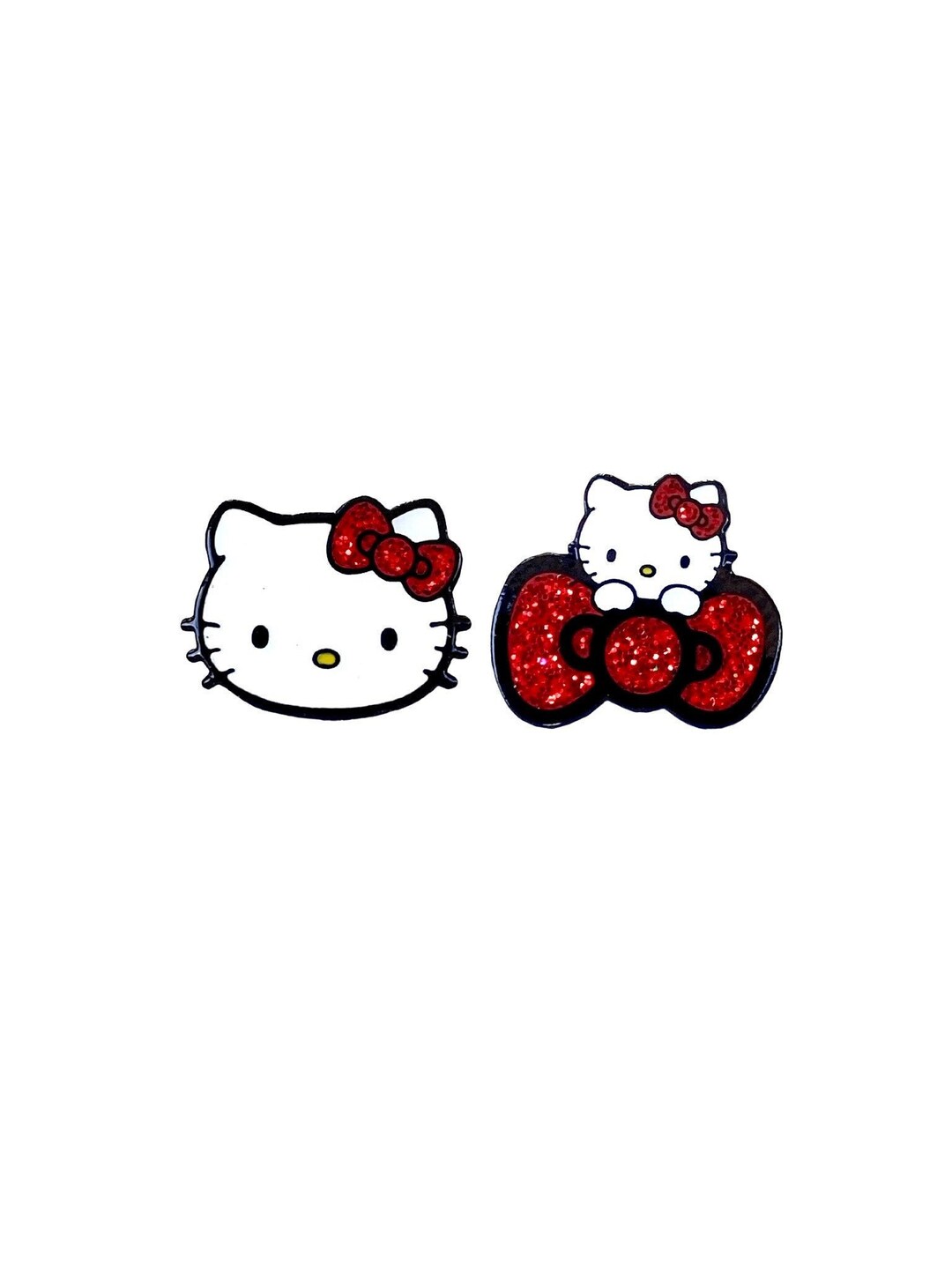 Kitty Face & Bow Watch Band Charm Bundle - Apple Watch Series 1 - 9 ...