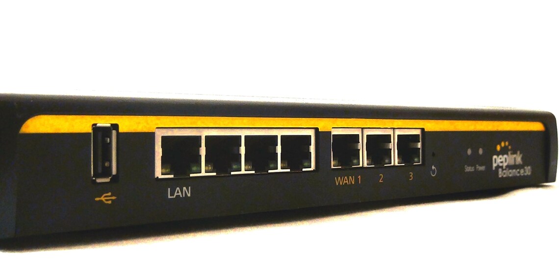 Peplink Balance 30 Dual-wan Router - BPL031 With Power Adaptor - Etsy