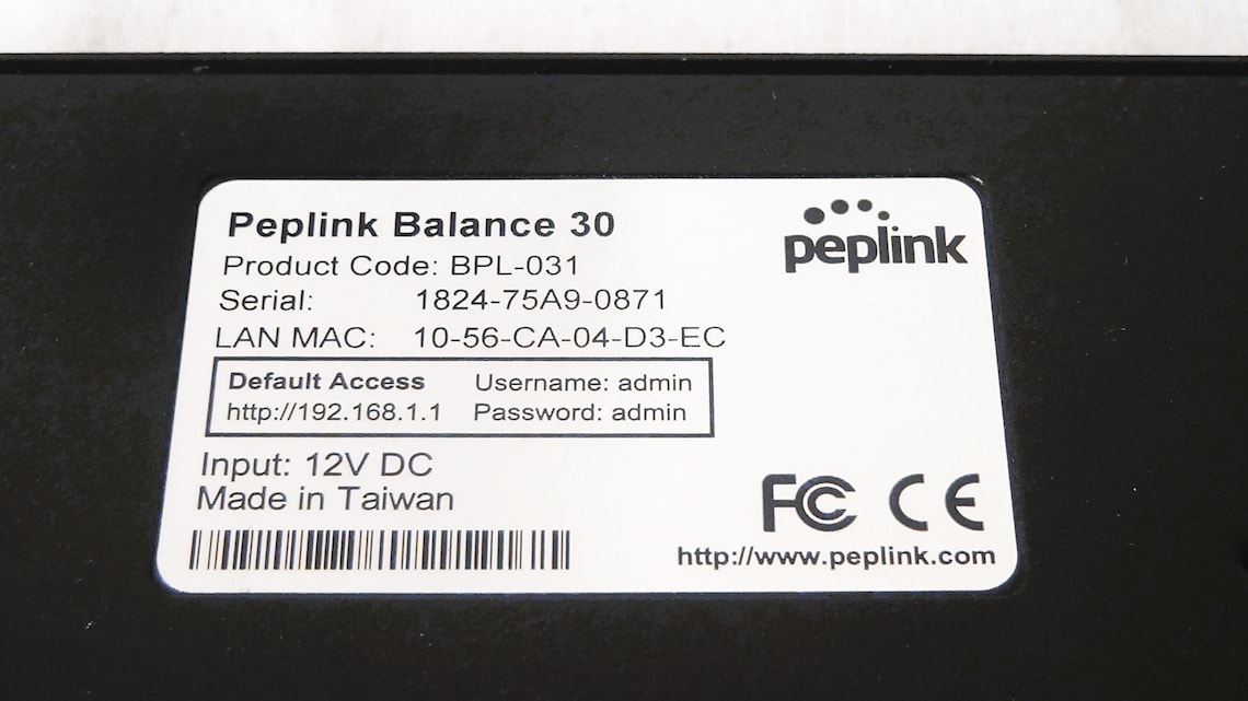 Peplink Balance 30 Dual-wan Router - BPL031 With Power Adaptor - Etsy