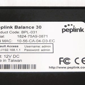 Peplink Balance 30 Dual-wan Router - BPL031 With Power Adaptor - Etsy