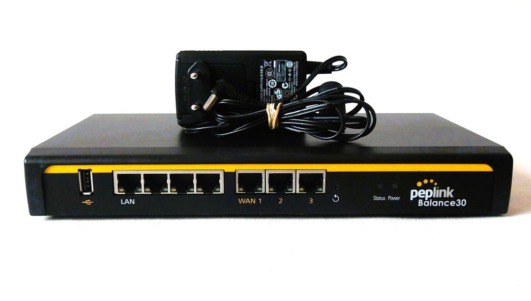 Peplink Balance 30 Dual-wan Router - BPL031 With Power Adaptor - Etsy