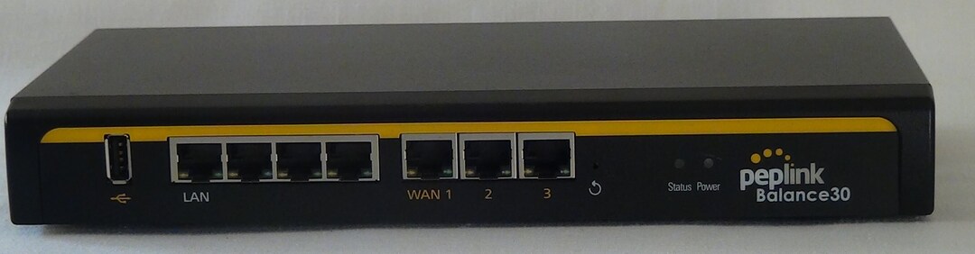 Peplink Balance 30 Dual-wan Router BPL031 With Power Adaptor - Etsy