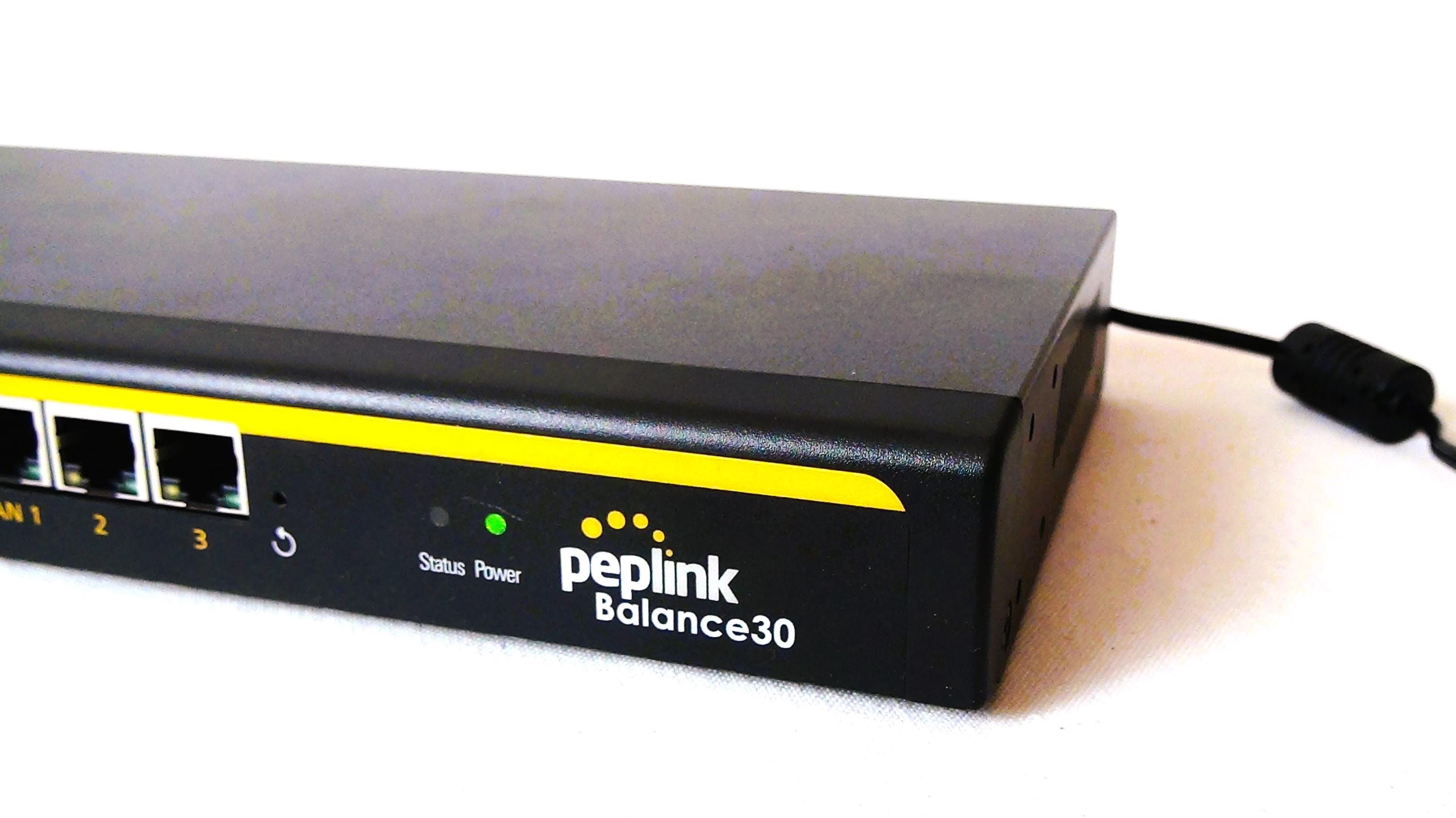 Peplink Balance 30 Dual-wan Router - BPL031 With Power Adaptor - Etsy