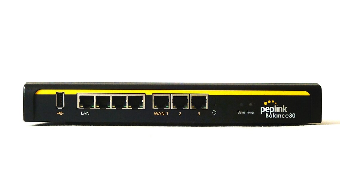 Peplink Balance 30 Dual-wan Router - BPL031 With Power Adaptor - Etsy
