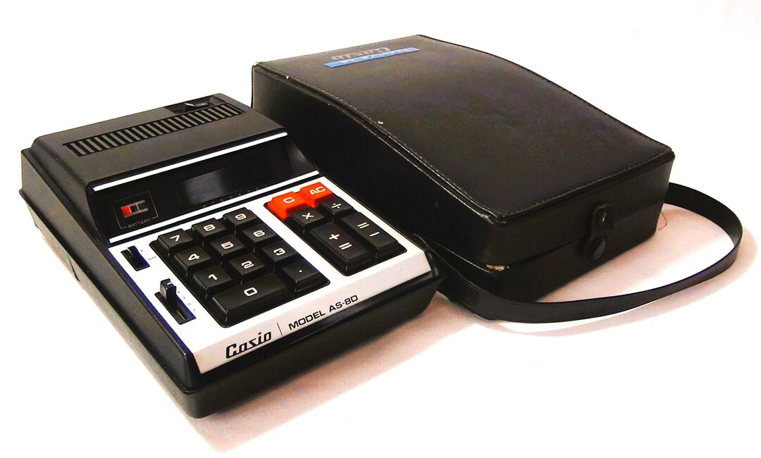 Casio Model AS-8D Vintage Calculator/adding Machine - Etsy