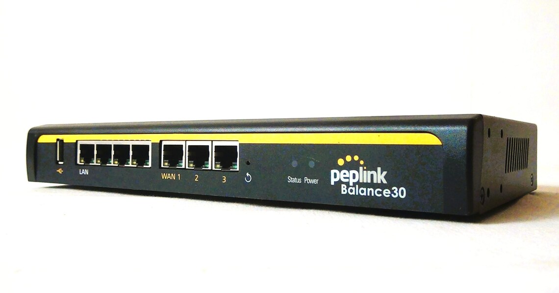 Peplink Balance 30 Dual-wan Router - BPL031 With Power Adaptor - Etsy