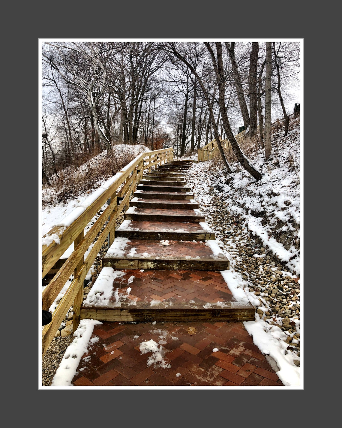 Lake Bluff Beach, Nature Photography, Midwest Illinois, Stairs Wall Art ...