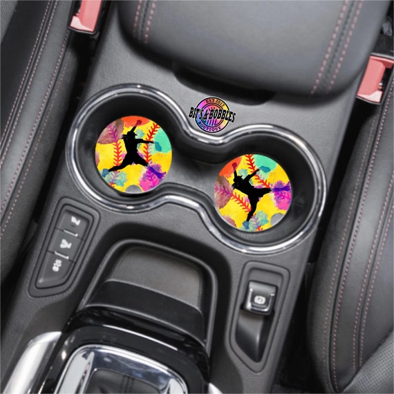 Softball Pitcher Player Watercolor Car Coaster Png - Etsy