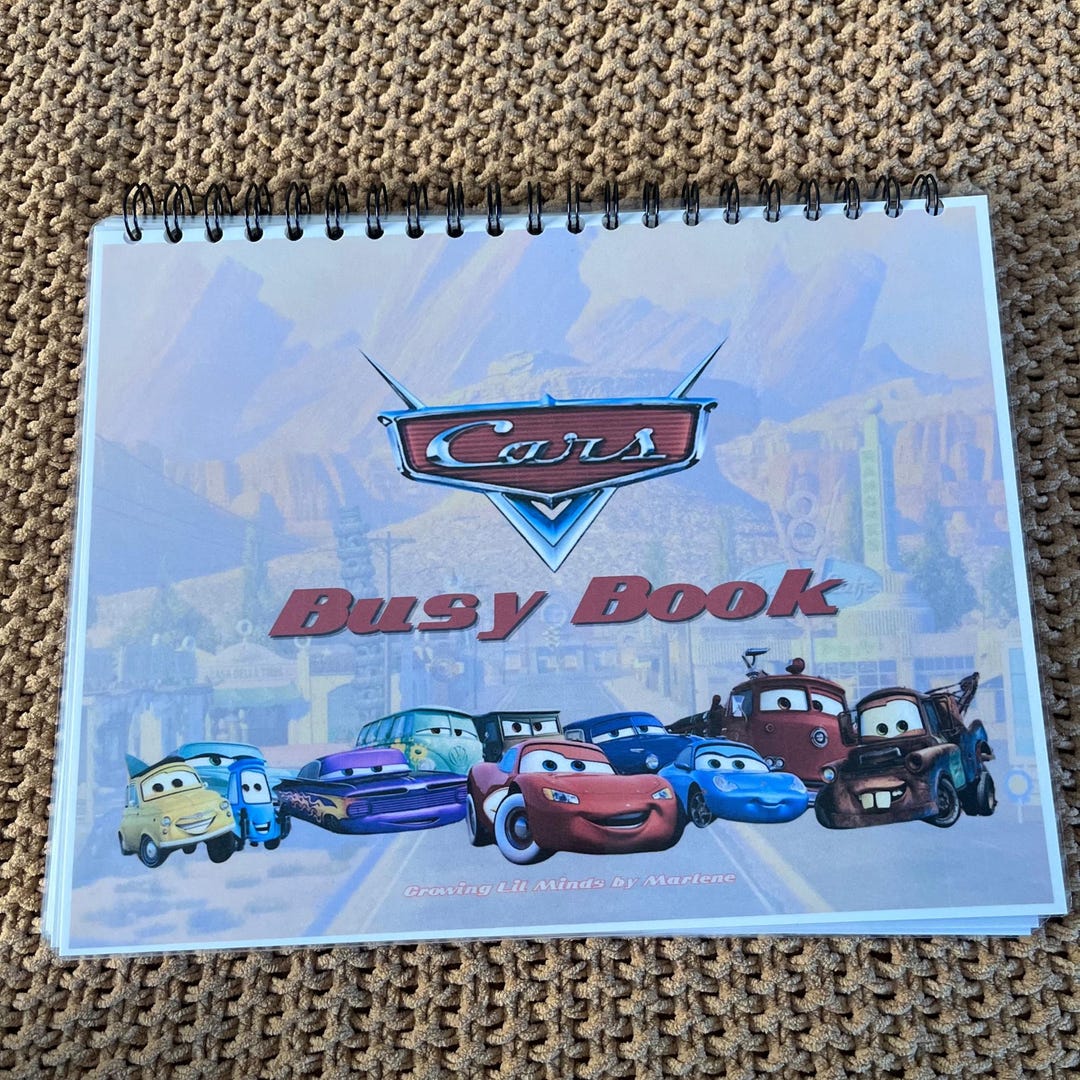 Cars Busy Book, Toddler Busy Book, Quiet Book, Homeschool, Cars ...