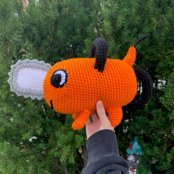 Pochita Plush Pattern - Etsy