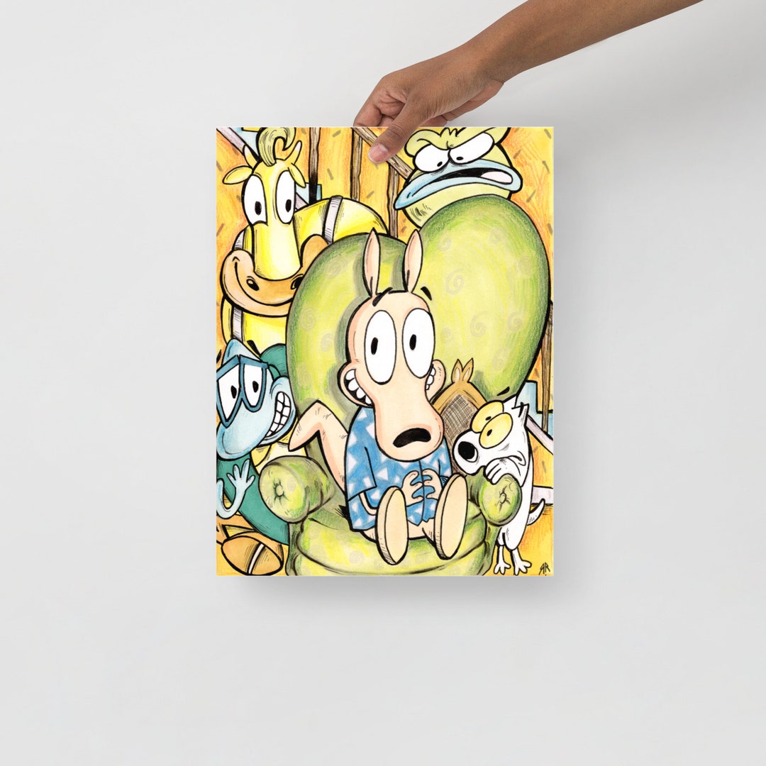 Rocko's Modern Life Rocko Call Center Filburt Heffer Wolfe Original ...