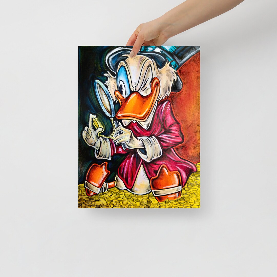 Scrooge Mcduck Duck Tales Donald Duck Money Original Artwork Concept ...