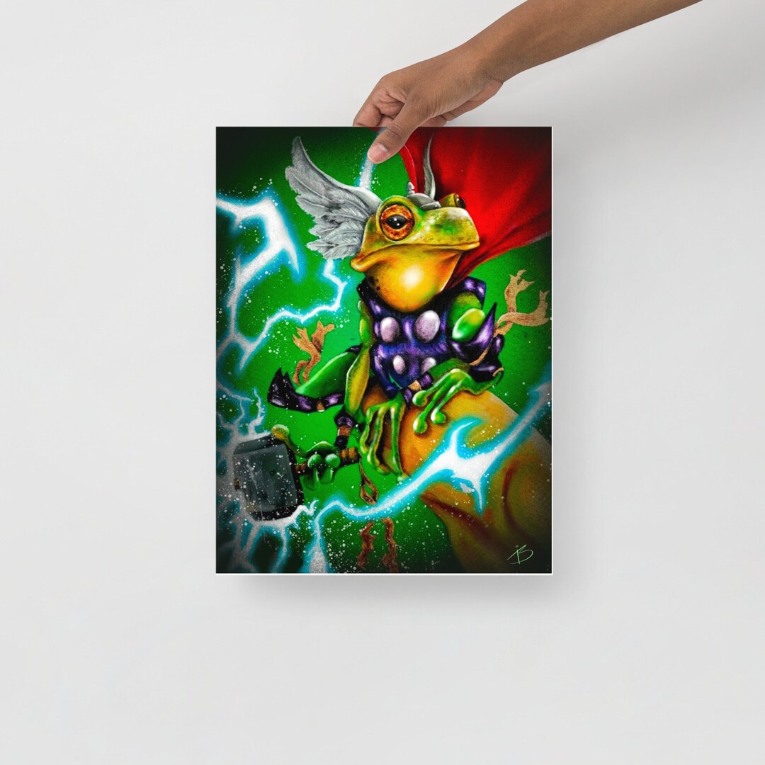 Throg Thor Frog Marvel Marvel Comics Loki Original Artwork Concept ...