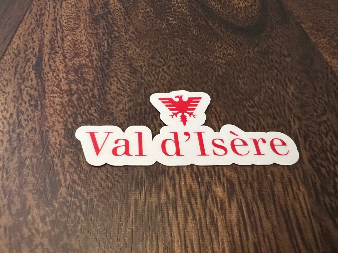 Val D’isere Ski Resort Vinyl Printed Sticker - Peel and Stick - Etsy