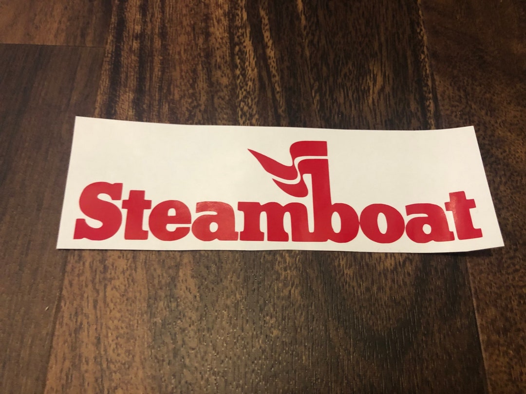 Steamboat Vinyl Decal Cut Out Sticker Ski Resort Multiple Colors and ...