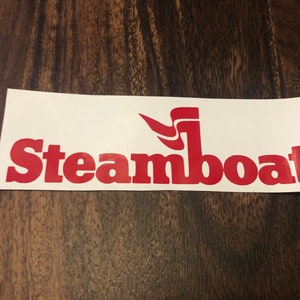 Steamboat Vinyl Decal Cut Out Sticker Ski Resort Multiple | Etsy