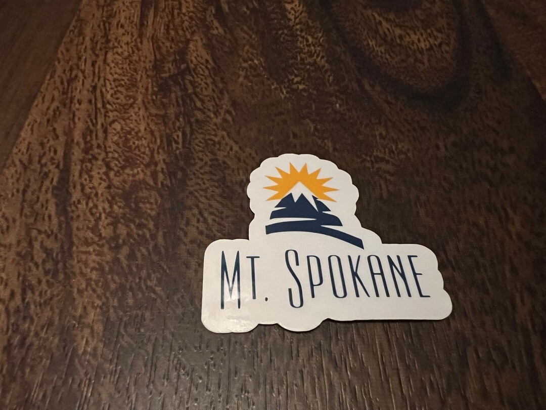 Mt Spokane Ski Resort Vinyl Printed Sticker - Peel and Stick - Etsy