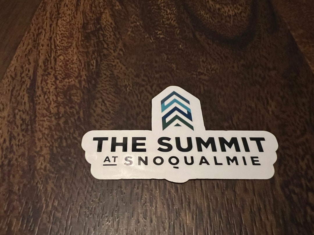 The Summit at Snoqualmie Ski Resort Vinyl Printed Sticker - Peel and ...