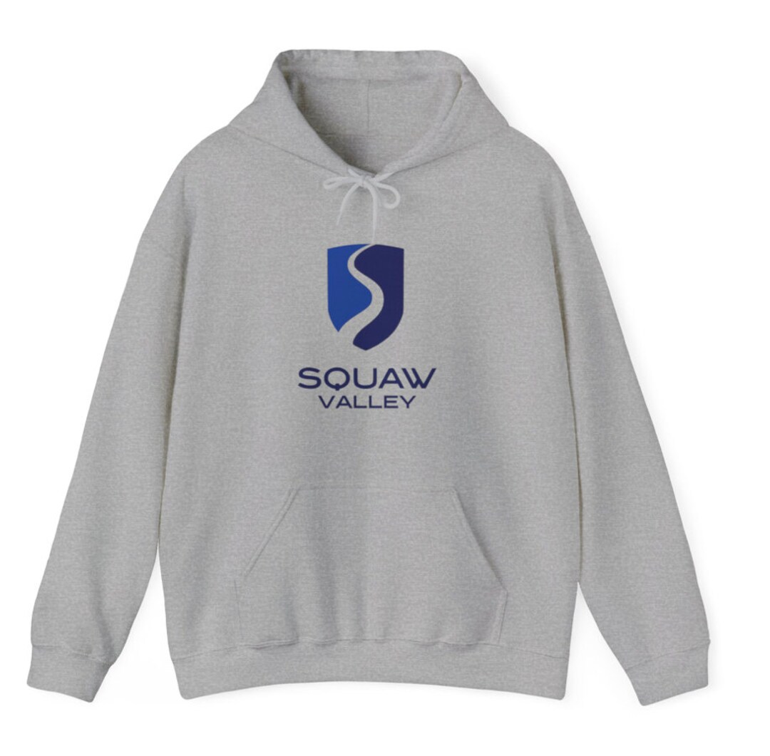 Squaw Valley Ski Resort Hooded Sweatshirt Gildan Hoodie Sport Gray ...