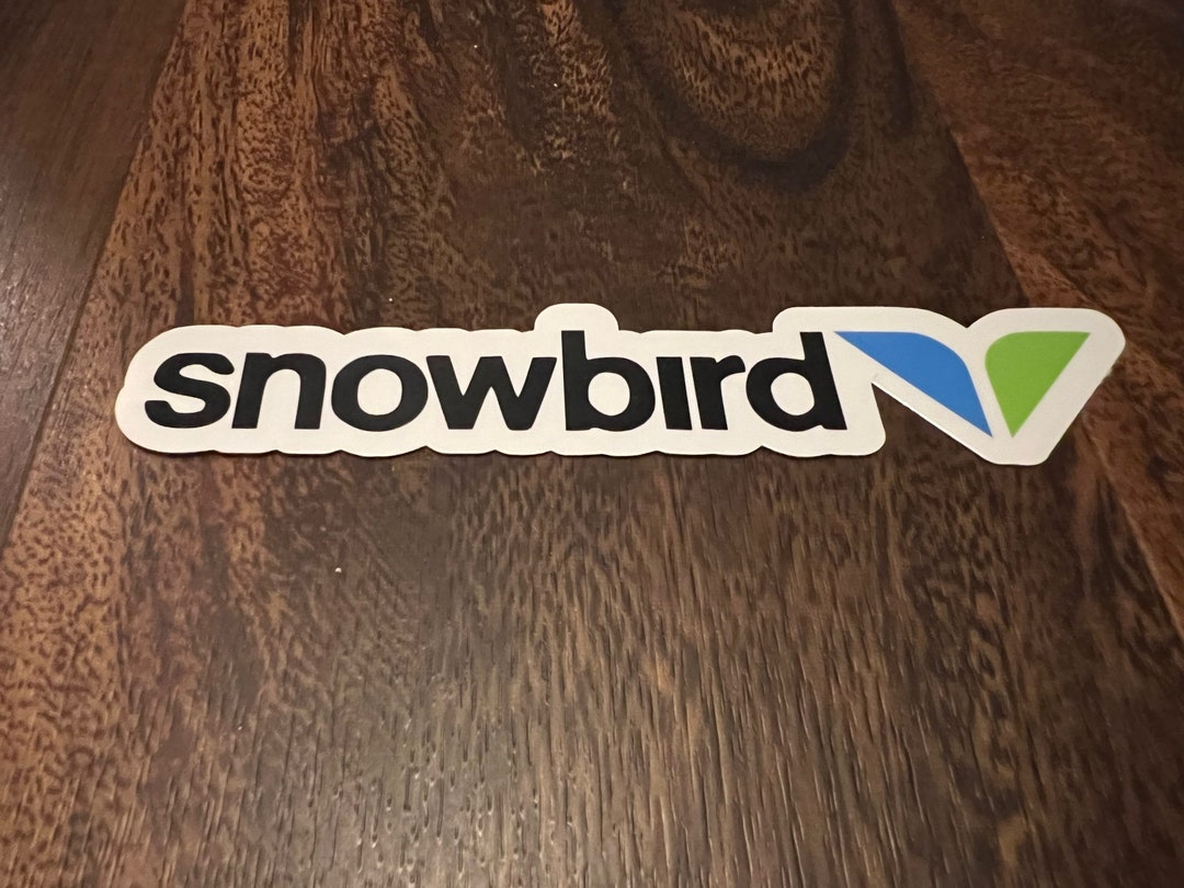 Snowbird Ski Resort Vinyl Printed Sticker - Peel and Stick - Etsy