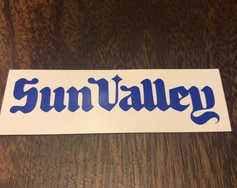 Sun Valley Sticker | Etsy