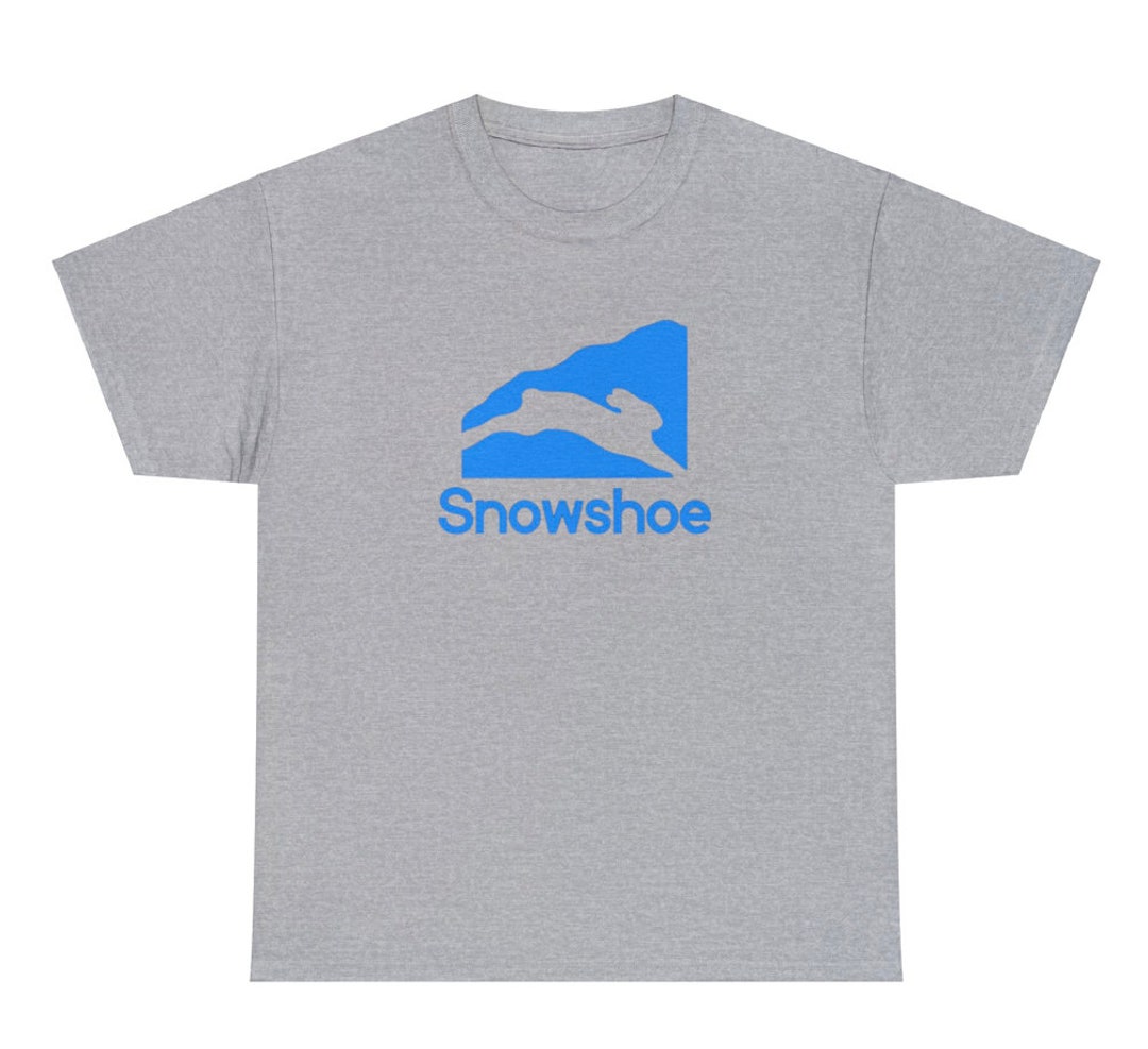 Snowshoe Ski Resort Short Sleeve Shirt Gildan Sport Gray - Etsy